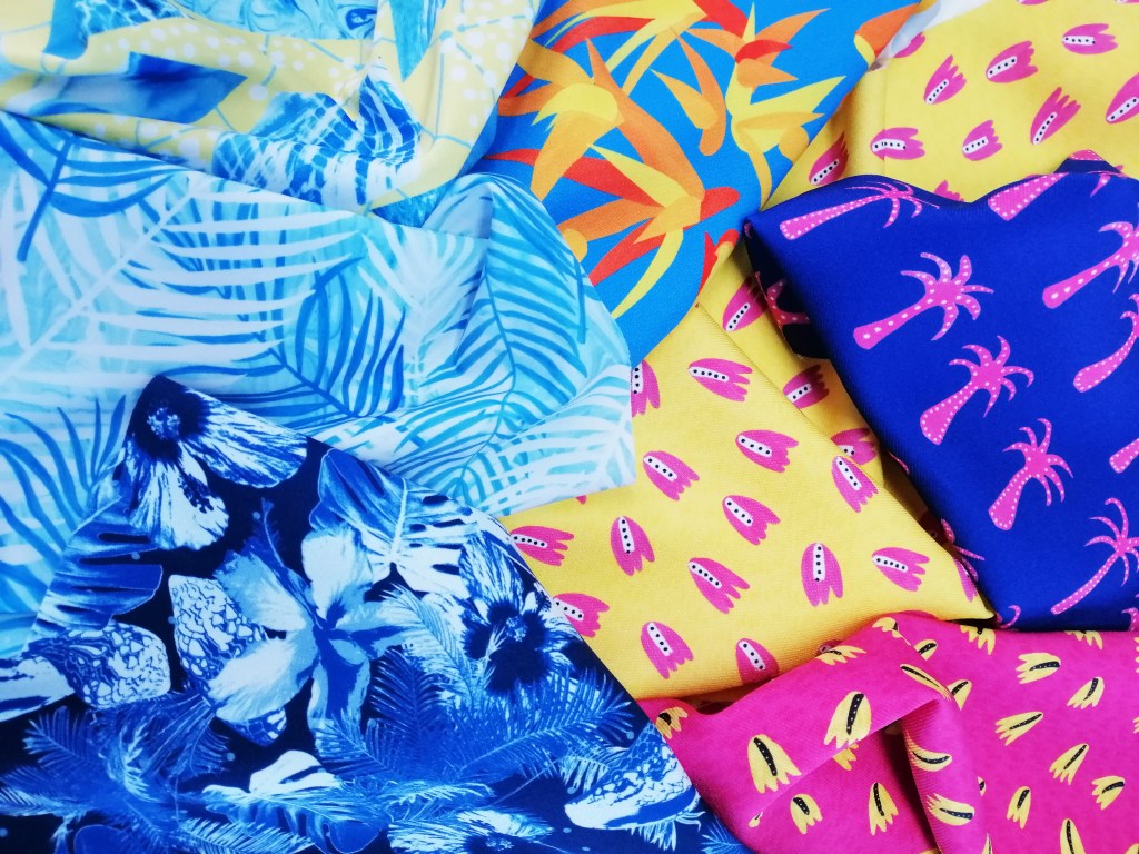 Digital Fabrics Designer Project - Girl and the Deep Blue Sea